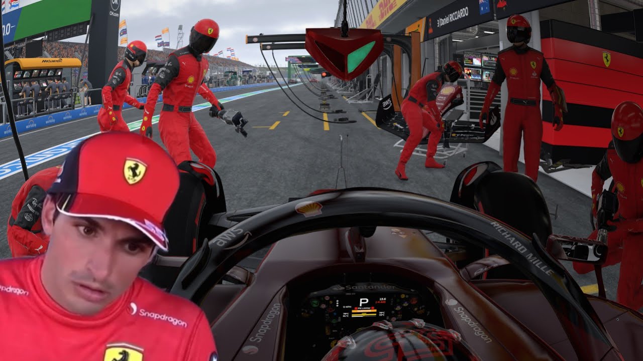 Ferrari Mechanics during the Dutch GP be like: - YouTube