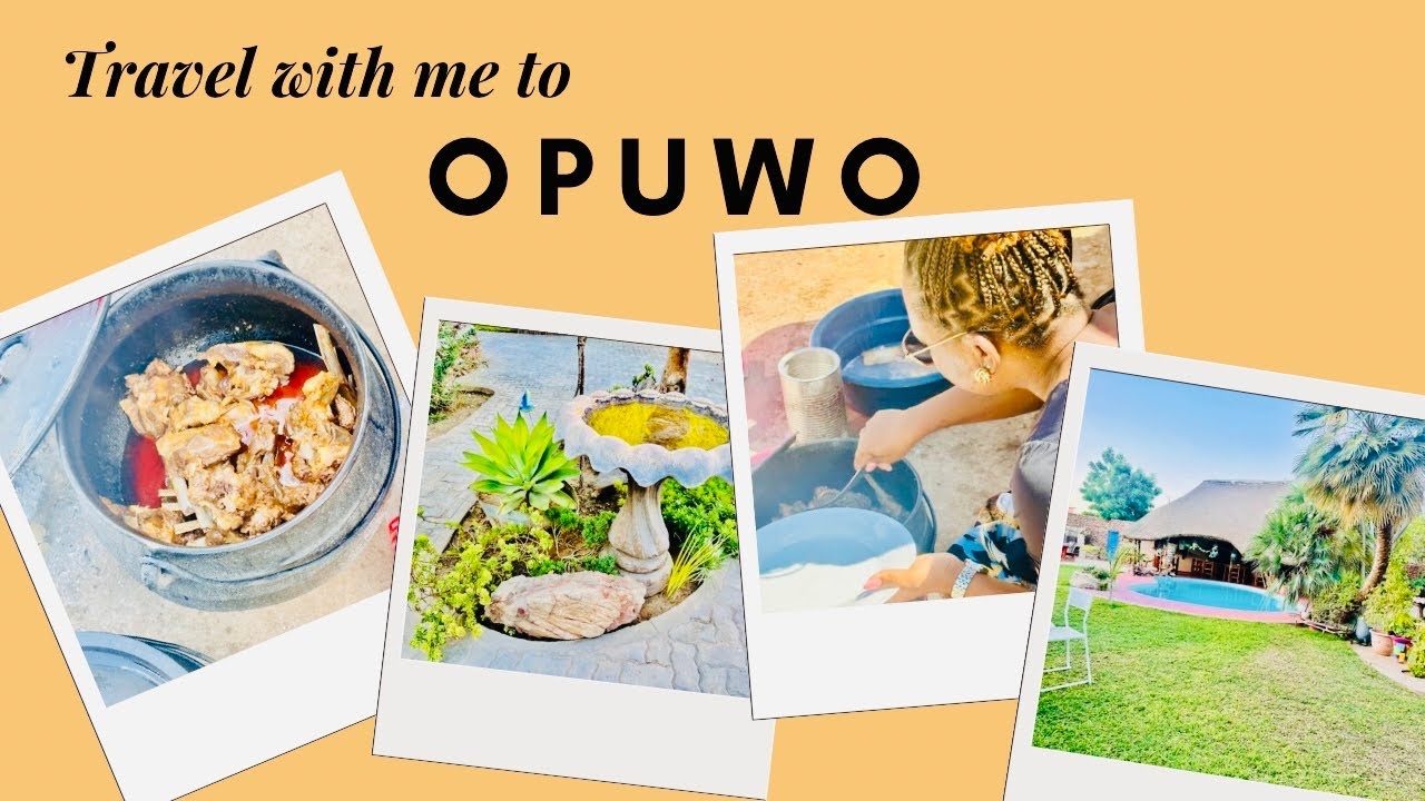 Travel with me to the beautiful Opuwo town//The capital of the Kunene ...