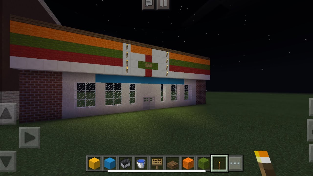 Building a 7 Eleven in Minecraft - YouTube