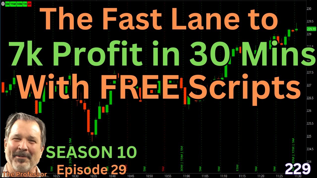 The Fast Lane to 7k in 30 Minutes with Free Scripts! Ep 229 - YouTube