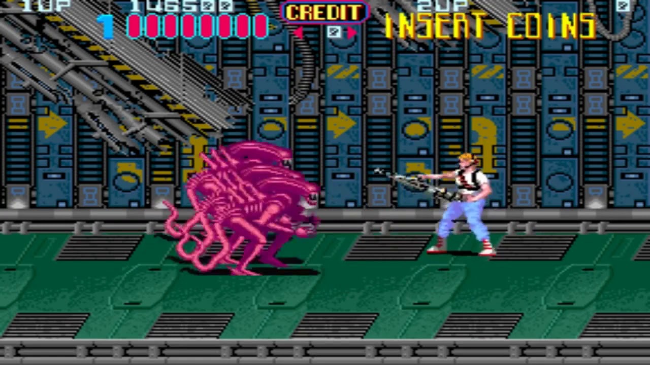 Aliens Very Hard MAME Arcade No Deaths 1CC 1ALL - YouTube