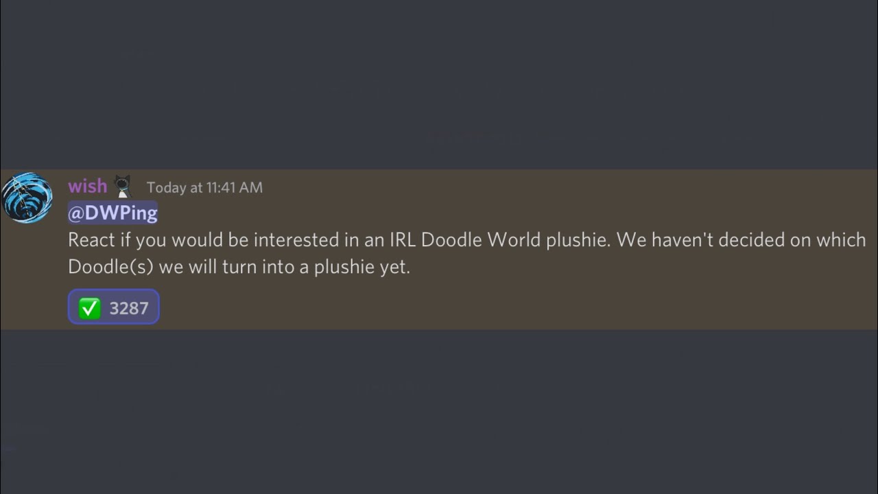 You can vote on if we get DOODLE WORLD PLUSHIES IRL RIGHT NOW! | doodle ...