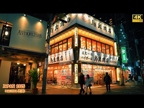 4K HDR Japan travel 2025 | Walk in Machida (町田) Tokyo Japan | City ambience Nature for relaxing