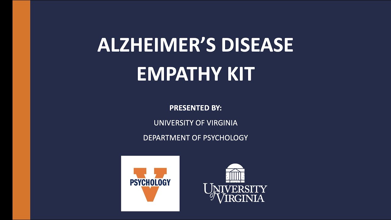 Alzheimer's Disease Empathy Kit _ Dr. Erin Clabough - YouTube