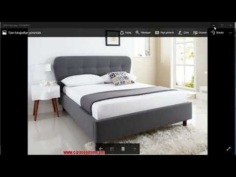 Yatak Odası Modelleme ve Render-11.ders  bevel profil ile modelleme yapma