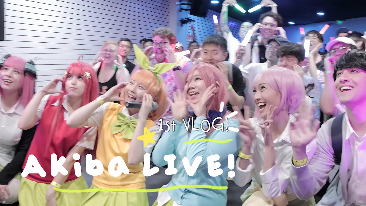 Akiba Pop-Up and LIVE! 1st VLOG! ♡ Come with me! - YouTube