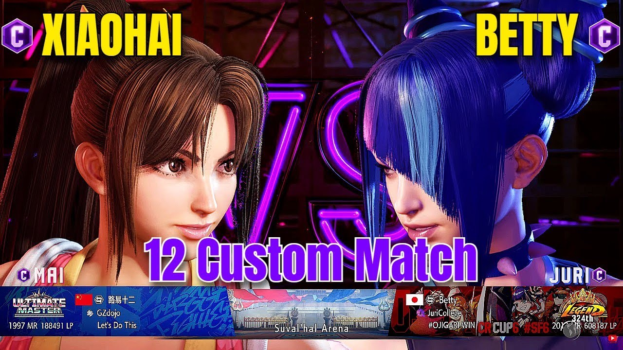 Street Fighter 6 🔥 Xiao Hai (Mai, M. Bison) vs Betty (Juri) – High ...