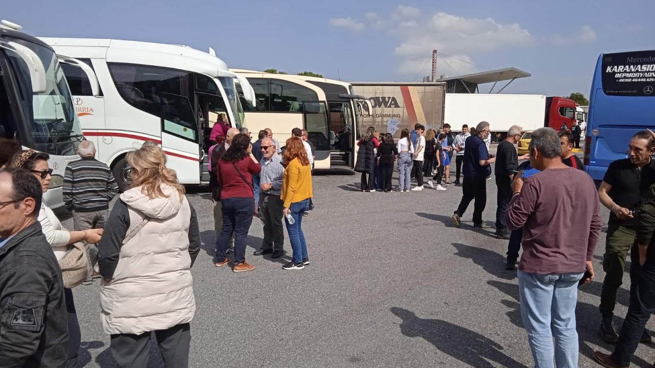 Στο δρόμο για την Αθήνα οι εργαζόμενοι της ΛΑΡΚΟ - YouTube