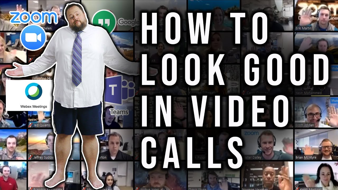 How To Look Good In Video Calls - YouTube