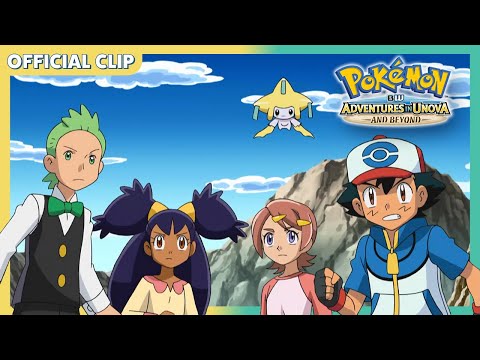 Mythical Pokémon Jirachi! 🌟 | Pokémon: BW Adventures in Unova and Beyond | Official Clip