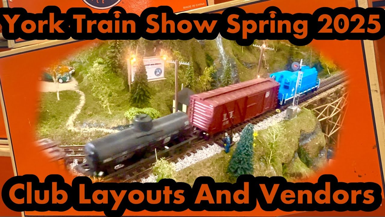 York Train Show Spring 2025! Club Layouts and Lots Of Trains! - YouTube