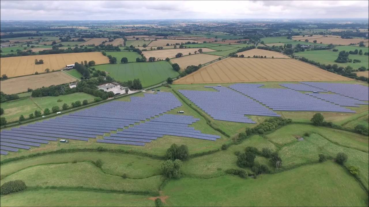 Solar Farm near Malmesbury - July 2016 - YouTube