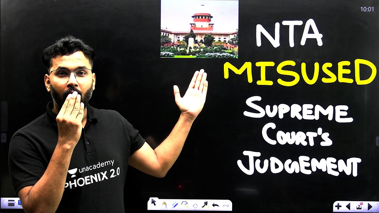 NTA Misused Supreme Court Judgement | NEET 2024 Result Scam | NTA NEET ...