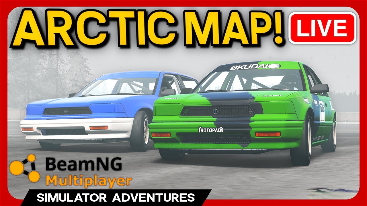 BeamMP LIVE! - 20k Subscriber Special🥳Arctic Circle Map! - YouTube