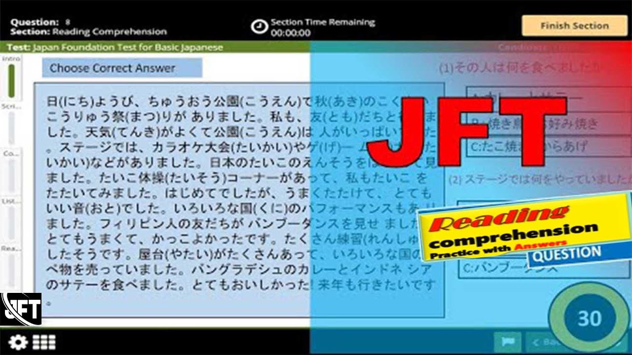 JFT basic a2 READING SAMPLE QUESTION | JFT Basic sample test_Marugoto ...