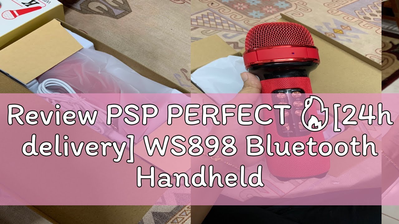 Review PSP PERFECT 🔥[24h delivery] WS898 Bluetooth Handheld Microphone ...