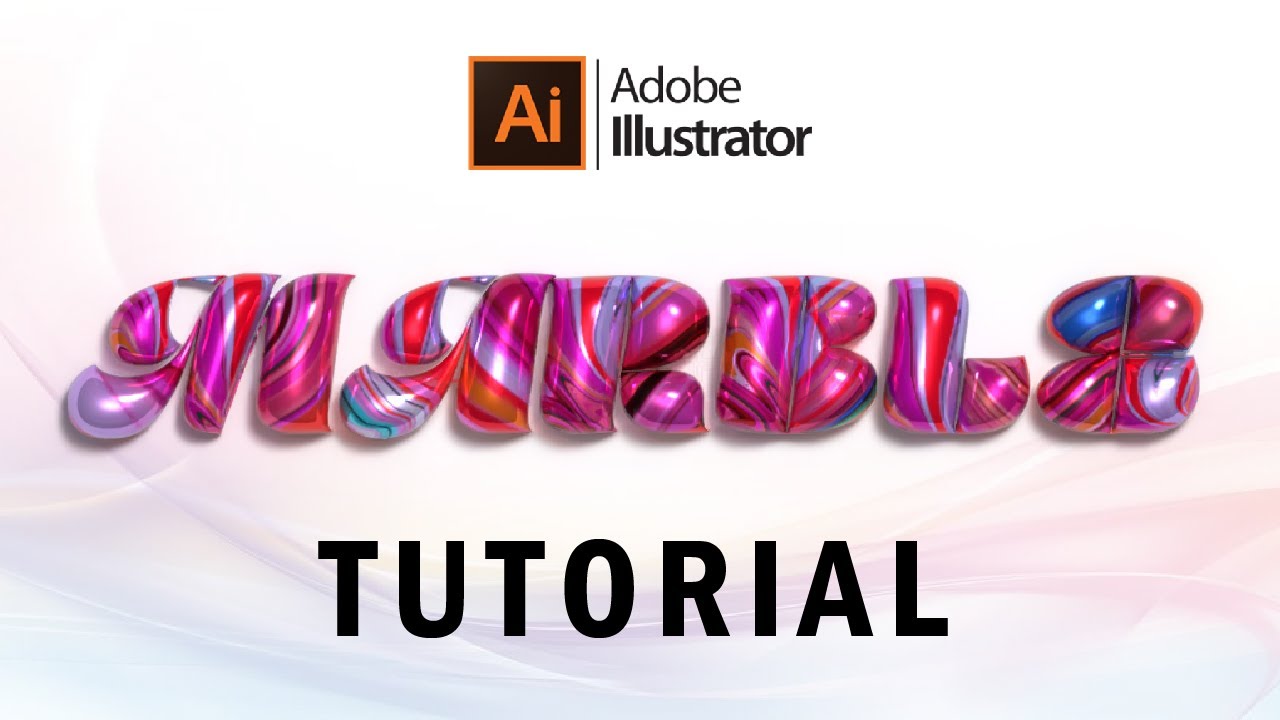 Mastering 3D Marble Text | Adobe Illustrator Tutorial by Shuayb Ali ...