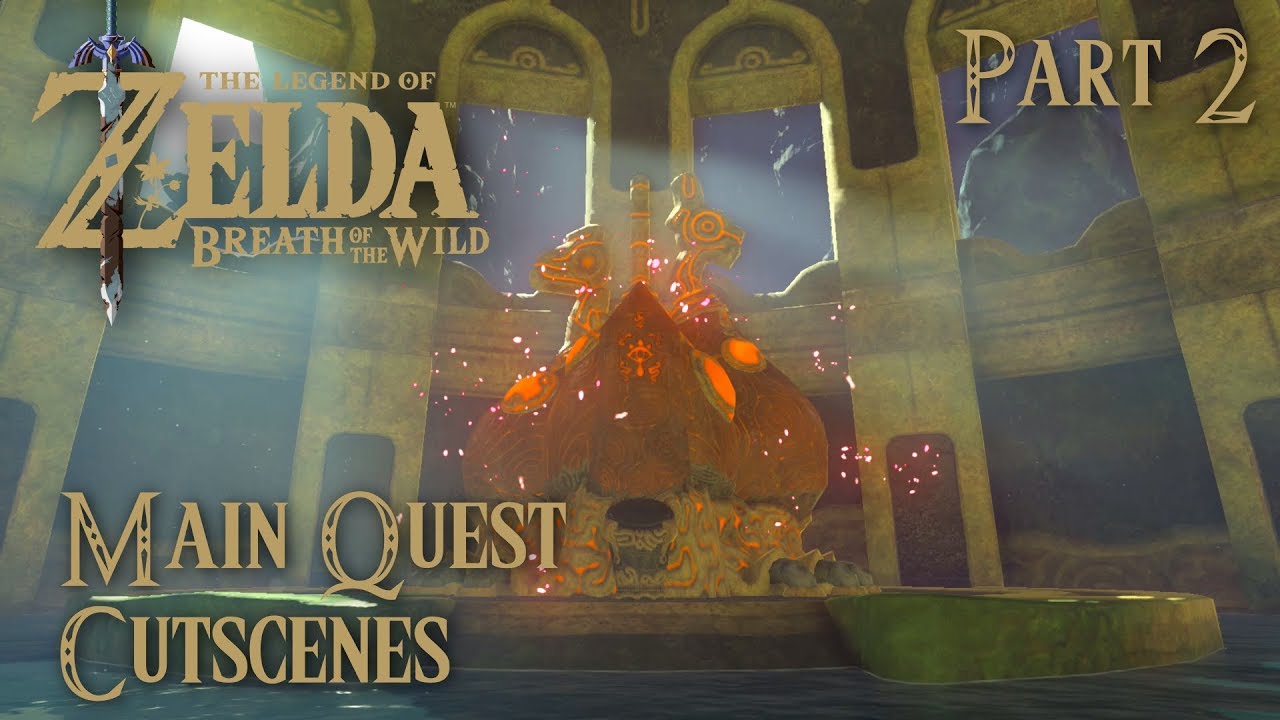 The Legend of Zelda: Breath of the Wild - Main Quest Cutscenes (1080p ...