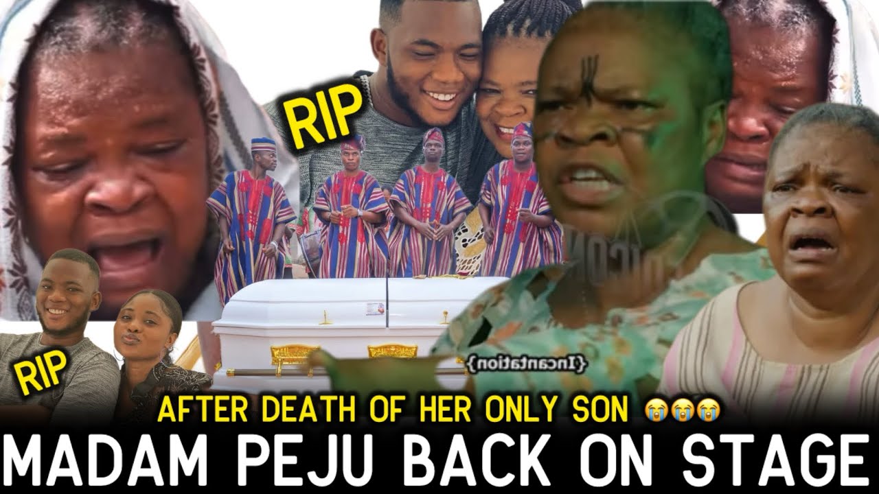 😭💔😭LEYI IKU OMO KAN SOSO MADAM PEJU OGUNMOLA, See First Movie She ...