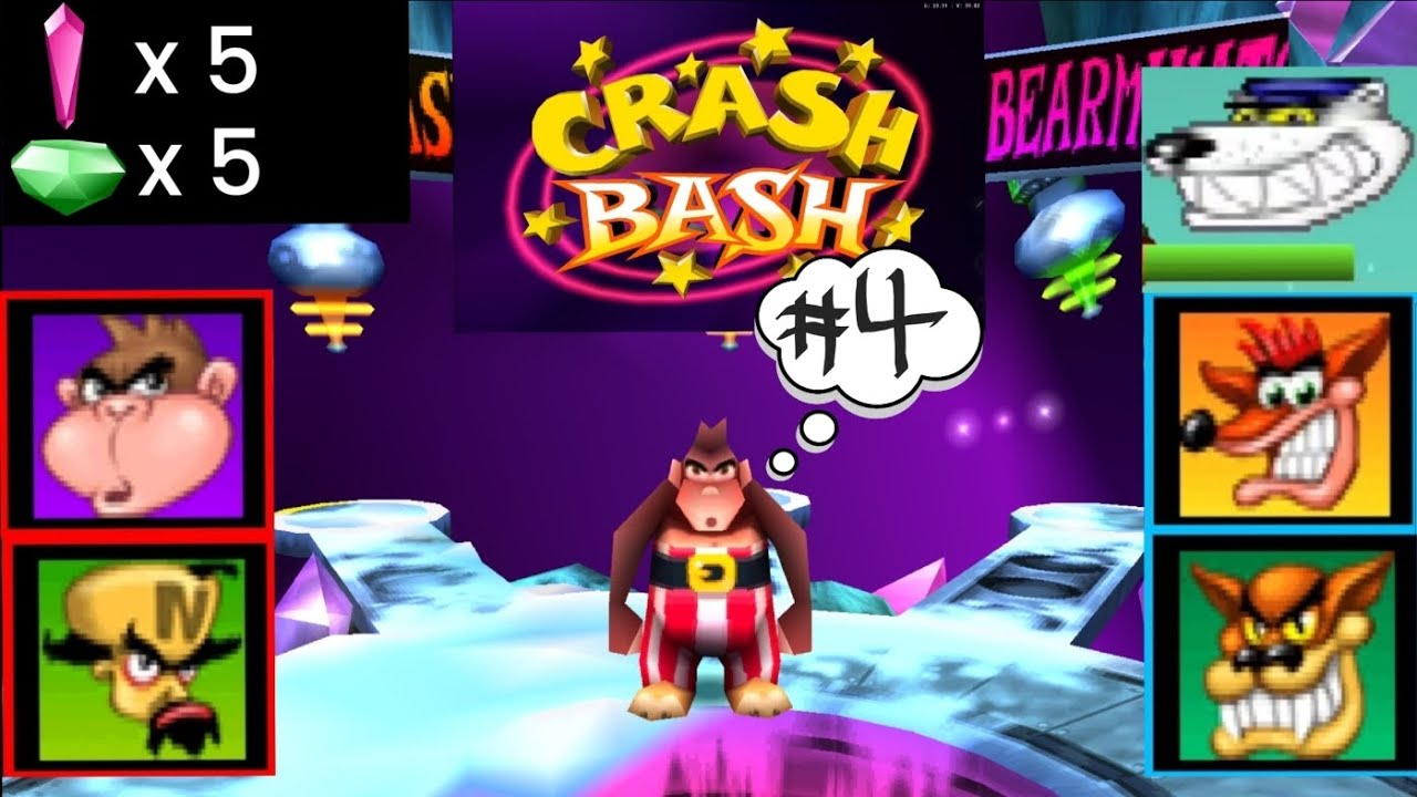 (2 Players) Crash Bash #4 World 2 - Coop Multiplayer Gameplay - No ...