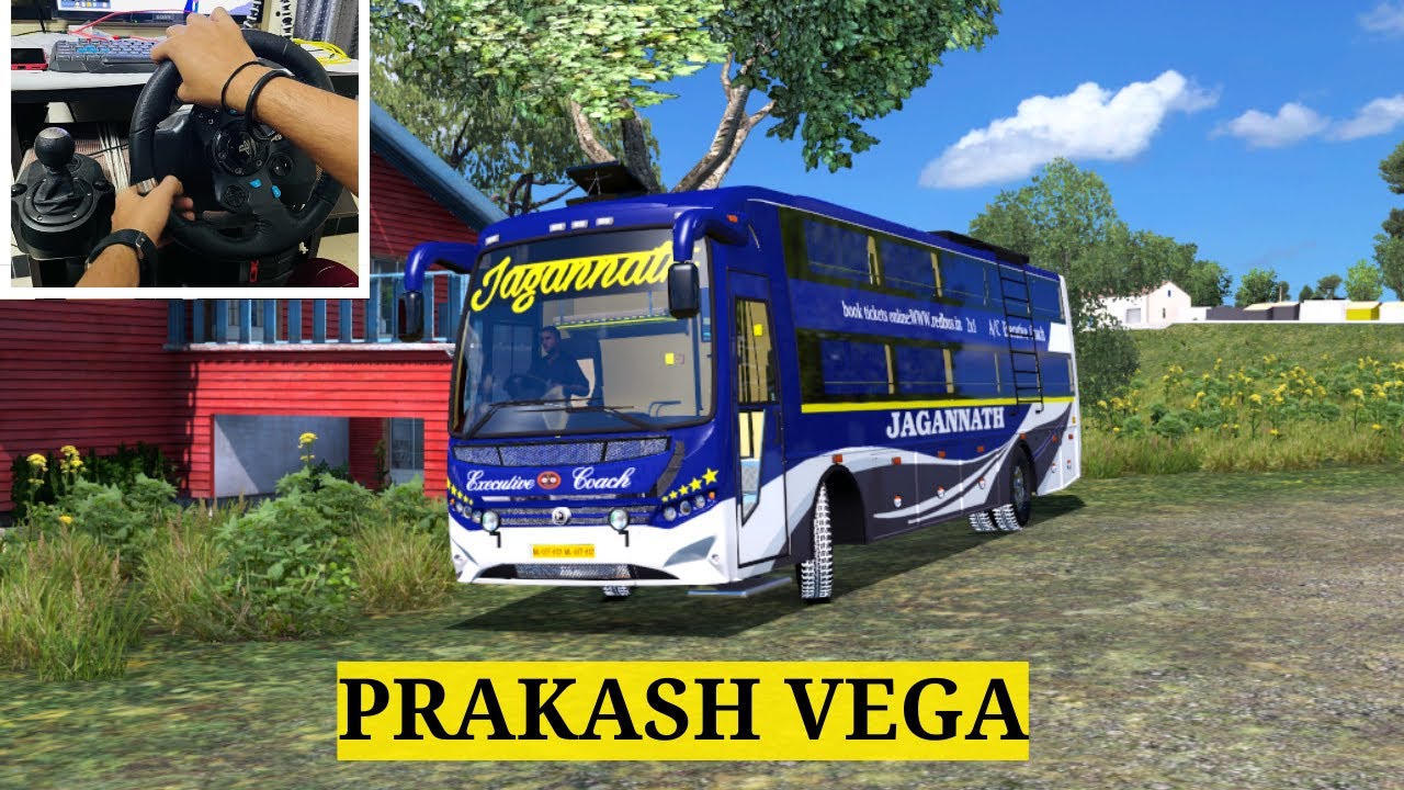 Prakash Vega AC Sleeper Bus Driving | *QUEEN OF ASSAM* | Steering Wheel ...