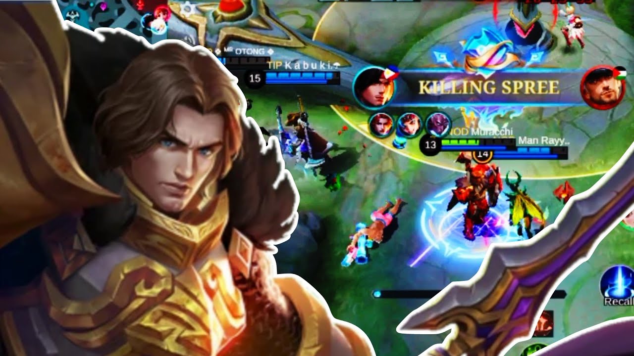 TIGREAL TANK YANG HANYA MODAL ULTI-mobile legends - YouTube
