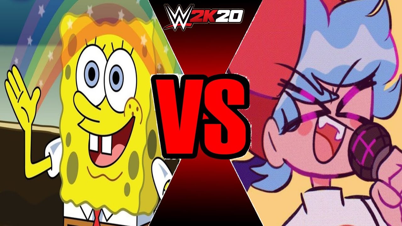 Spongebob vs boyfriend (Fnf) ( No holds barred) Wwe 2k20 - YouTube