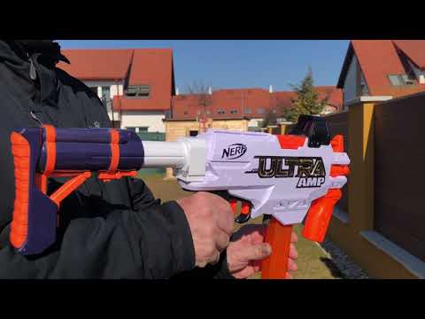 Nerf Ultra AMP mod short dart conversion - YouTube