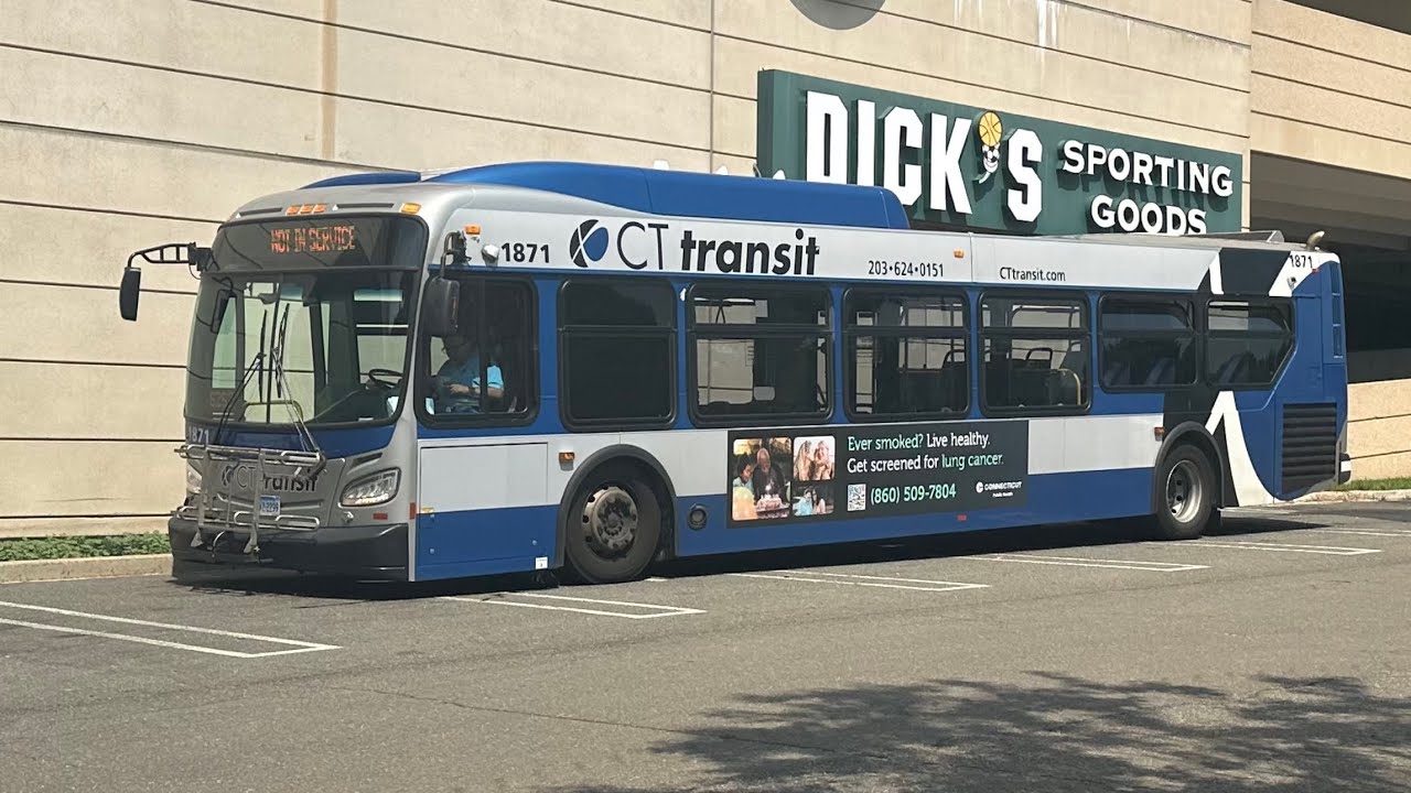 CTtransit 2018 New Flyer Industries XD40 #1871 Ride on BRAND NEW ROUTE ...