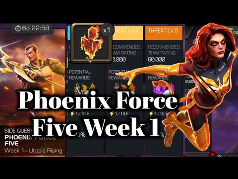 Phoenix Force Five Week 1 March Side Quest 2025 | Mcoc Phoenix Force ...