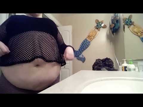 Hot bbw counter belly plops