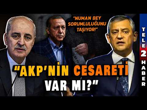 Özgür Özel'den kritik açıklamalar! Numan Kurtulmuş'a seslendi: \