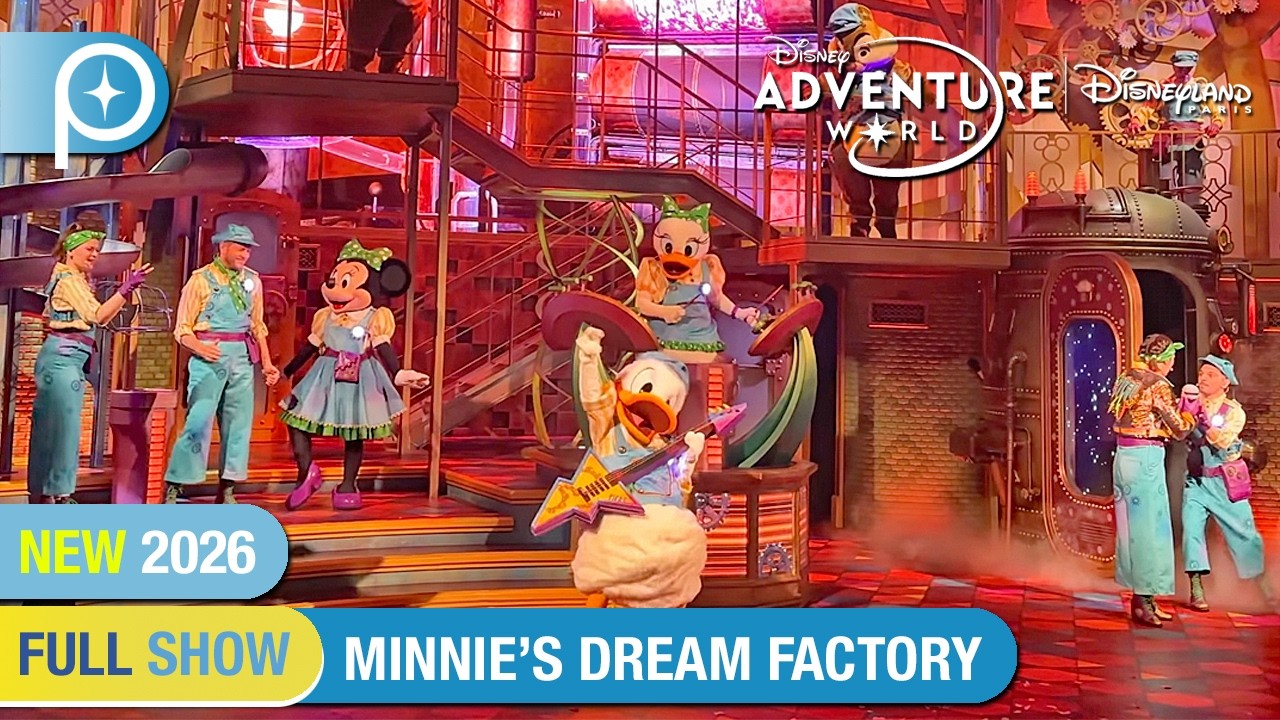 🏭 First performance Minnie's Dream Factory 2026 STUDIO D | Disneyland ...