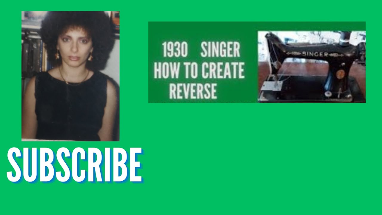 OLDER SINGER,HOW TO SEW REVERSE,IF THERE IS NONE. - YouTube