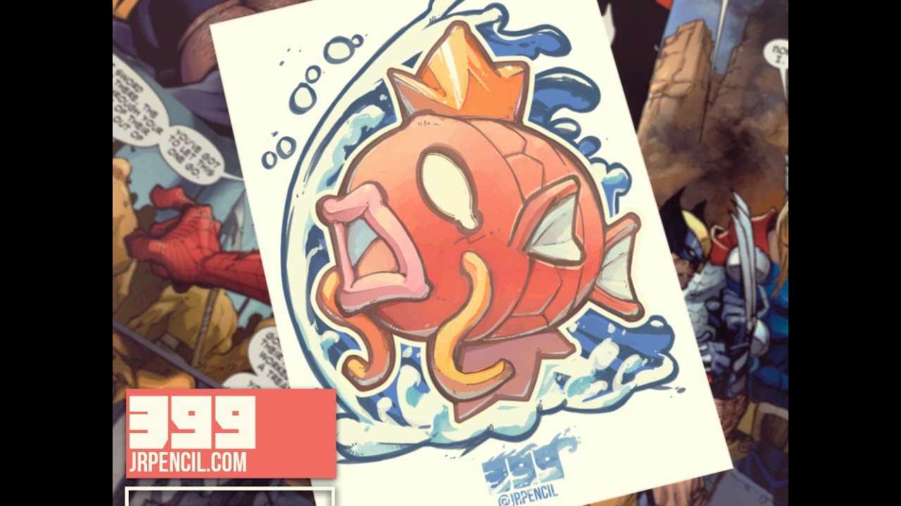[ Episode 399 ] How to draw magikarp from pokemon - YouTube