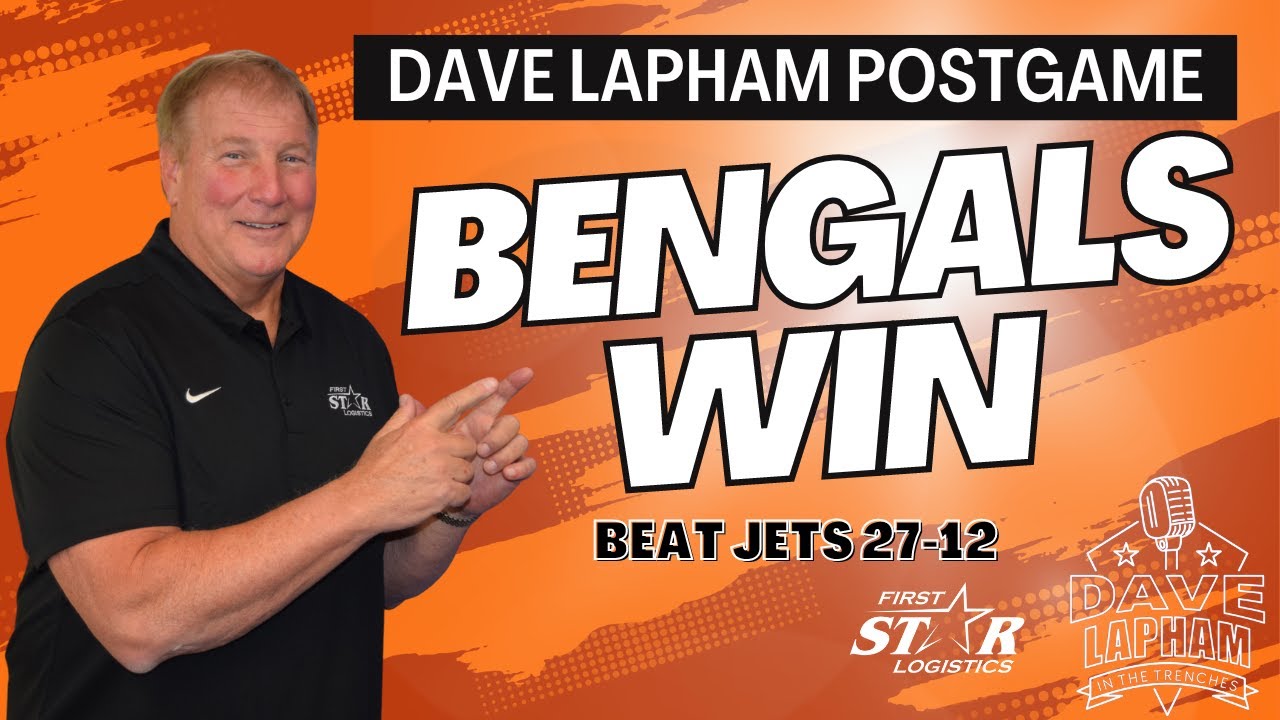 Dave Lapham Postgame | Bengals Win 27 12 Over Jets - YouTube