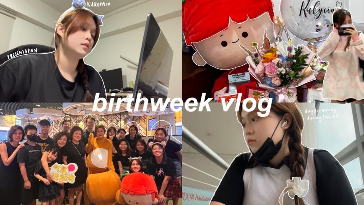 birthweek vlog: full of surprises and uni - YouTube
