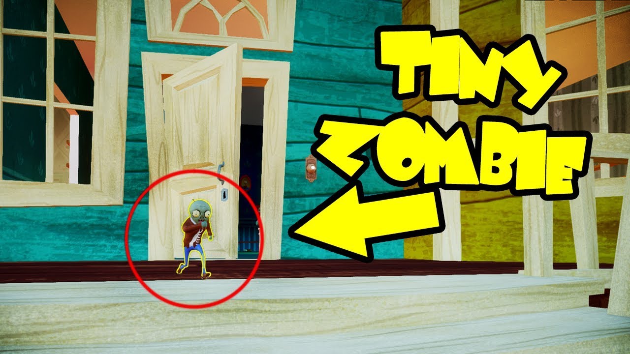 Tiny Zombie Challenge - Hello Neighbor Mod - YouTube