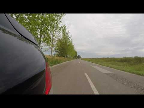 BMW 750i e65 e66 cruising with gopro hero5 suction cup. Acceleration from front and rear. V8 engine