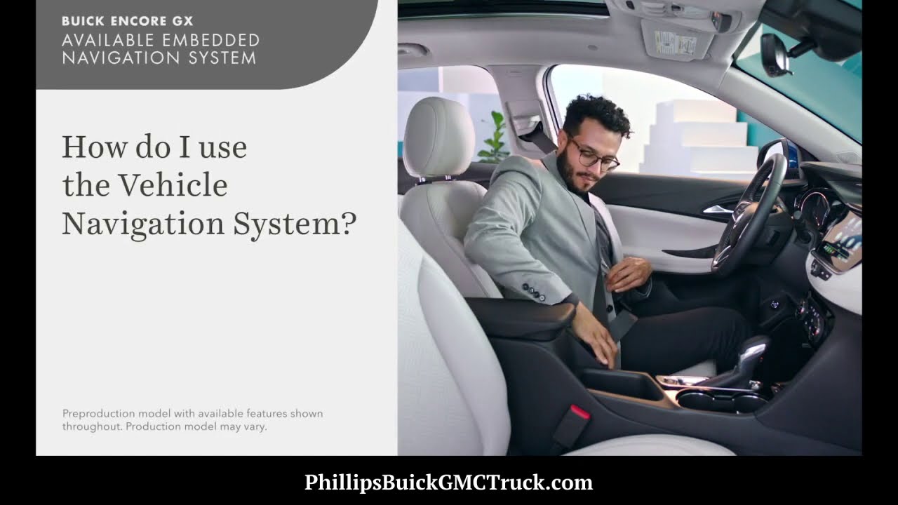 How To Use Your Connected Navigation | Phillips Buick GMC - YouTube
