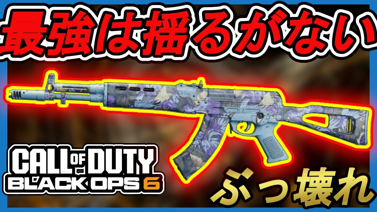 【CoD:BO6】最強武器の『AEK‐973』は弱体化されても最強だった！運営さん弱体化お願いします！ - YouTube