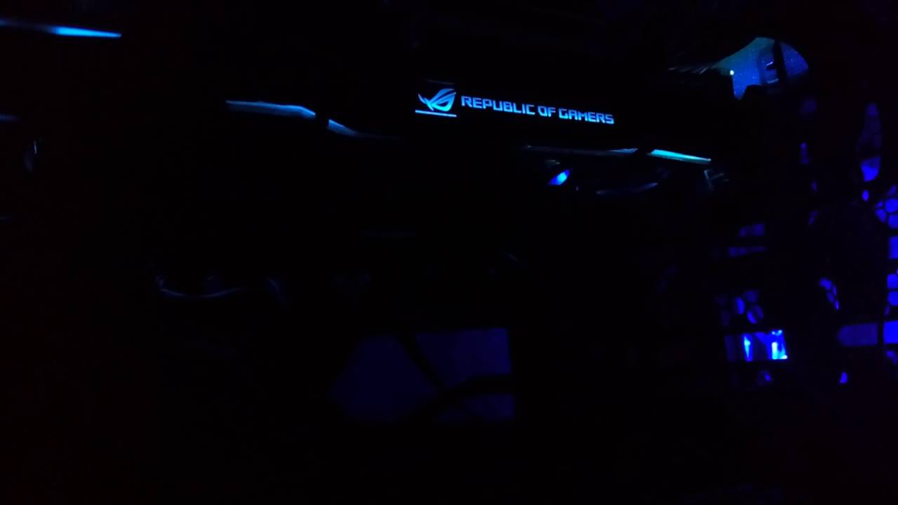 ASUS STRIX ROG GTX 1060 AURA LED - YouTube