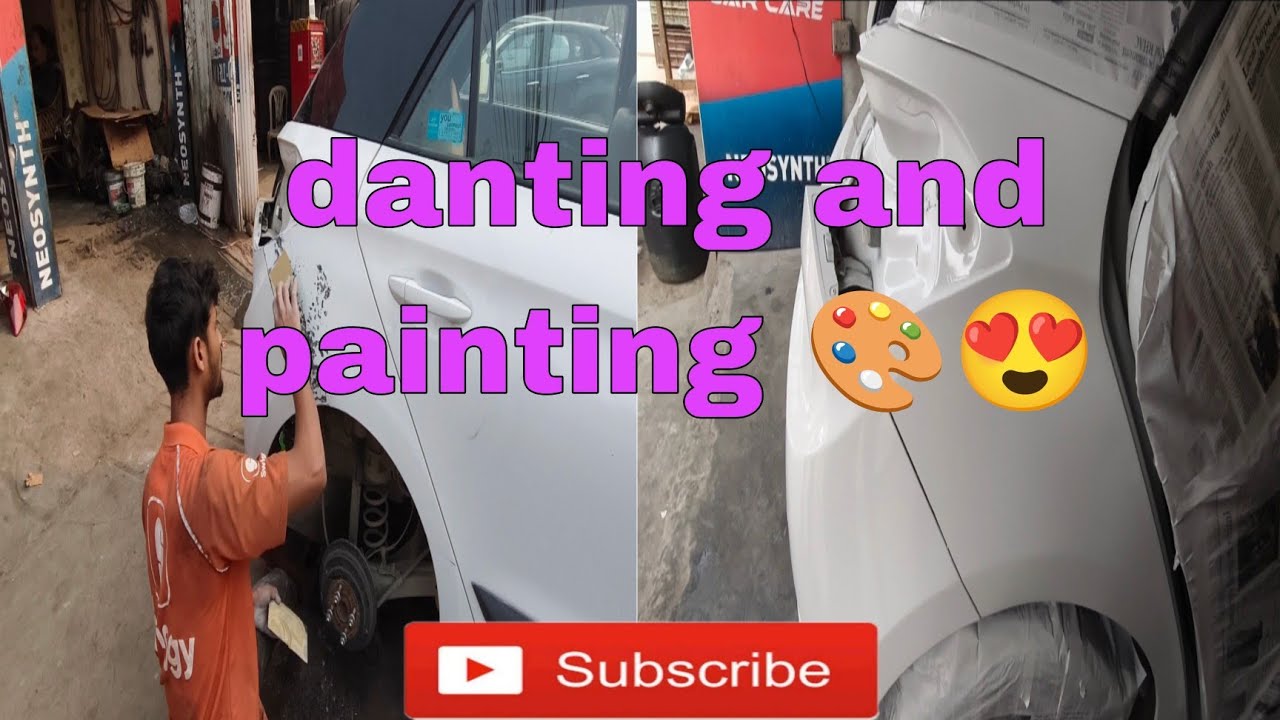 danting and painting hundai i 10 🎨😍!!how to car danting and painting 🎨🖌 ...