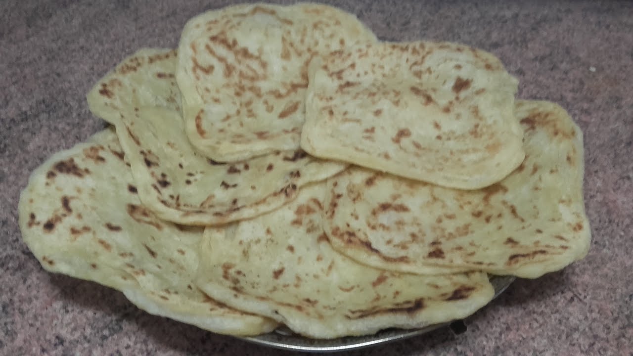 Receta De msamen : creps Hojaldre | Comida De Marruecos - YouTube