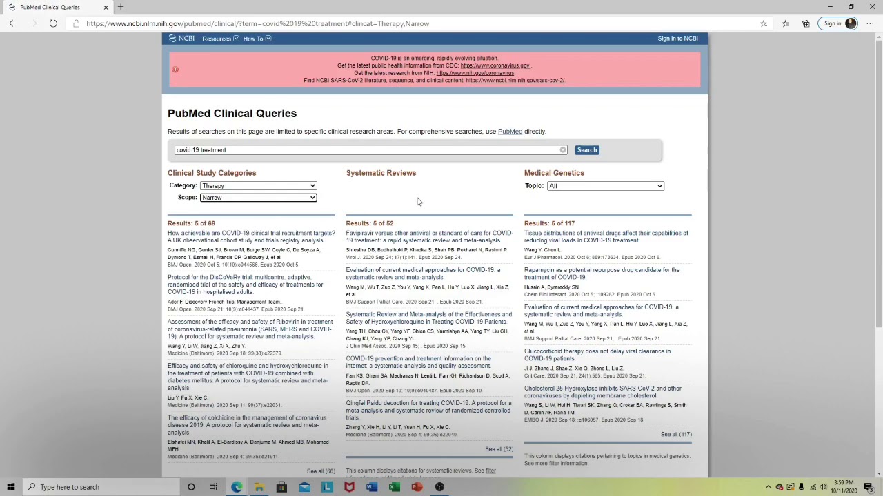 PubMed Clinical Queries Tutorial - YouTube