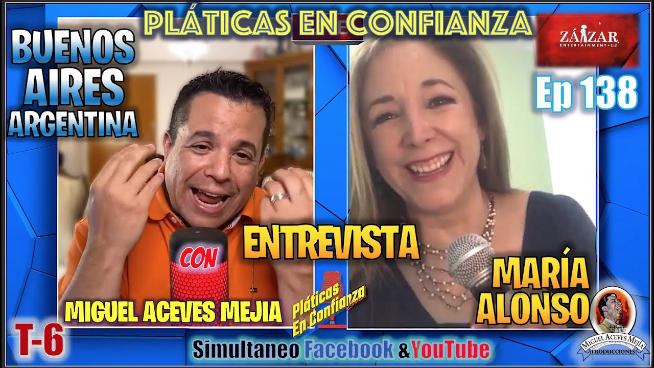 La Bellísima y Talentosa María Alonso | Entrevista | Pláticas en ...