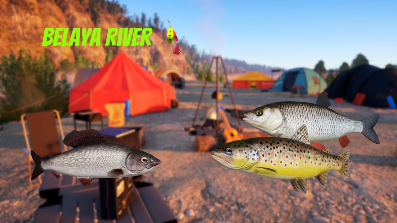 Belaya River spot | Russian Fishing 4 - YouTube