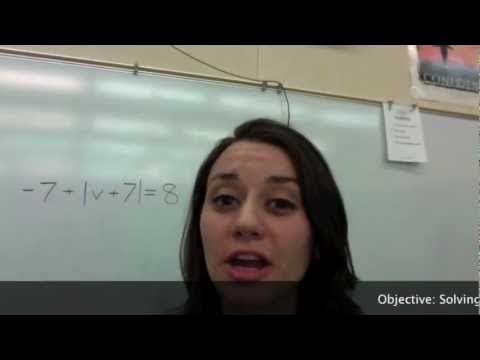 Absolute Value Adding or Subtracting - YouTube