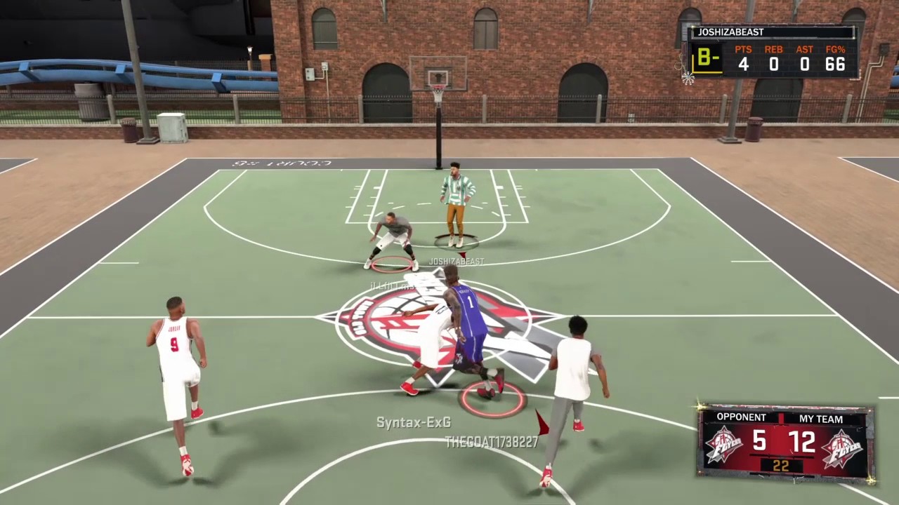 My Return to YouTube NBA 2k17 Park Gameplay - YouTube