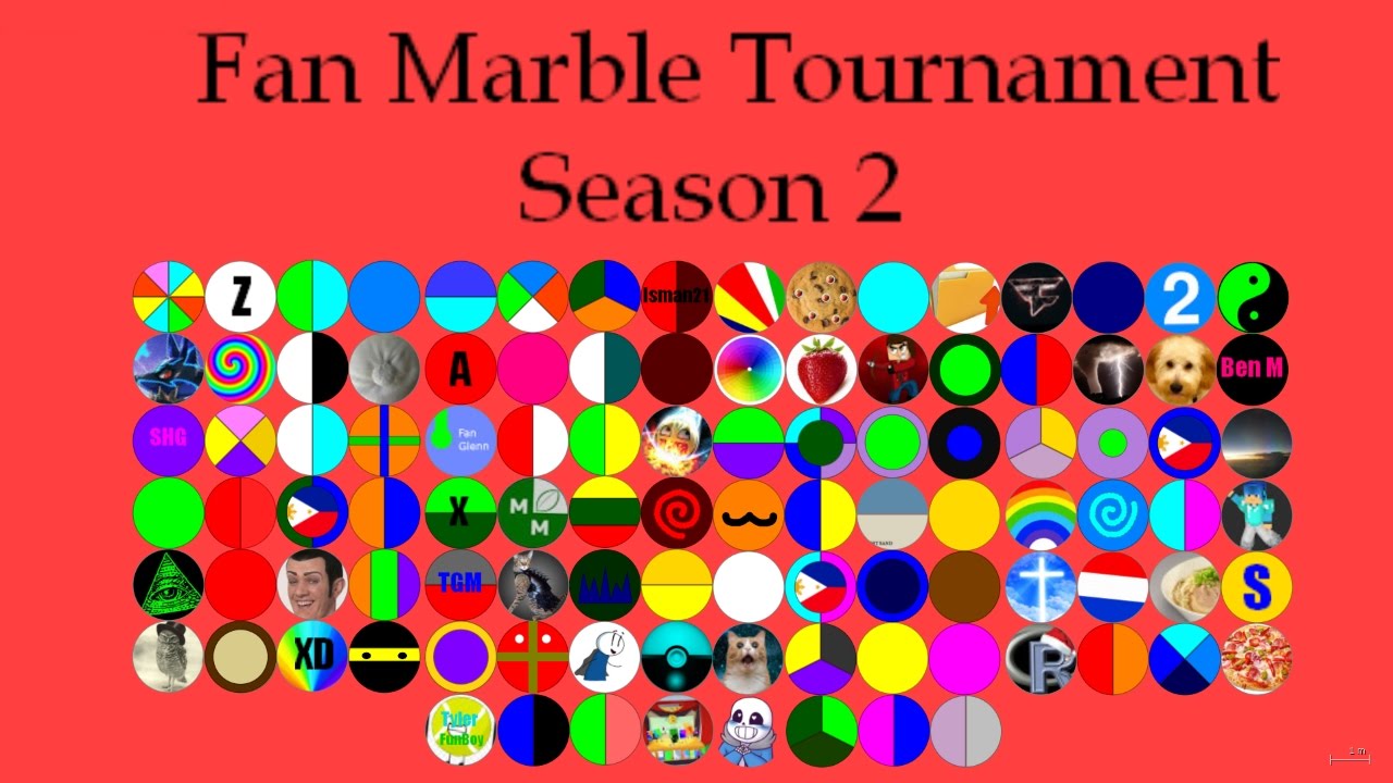 Fan Marble Tournament Season 2 Part B - YouTube
